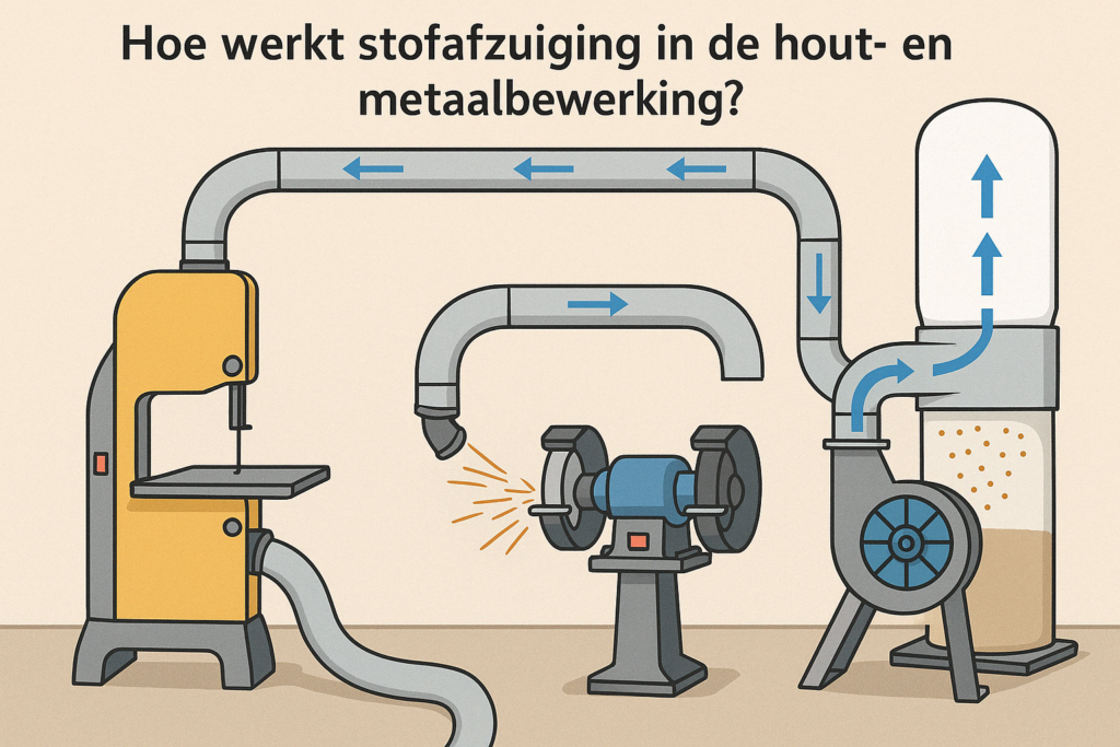 Hoe werkt stofafzuiging in de hout- en metaalbewerking?